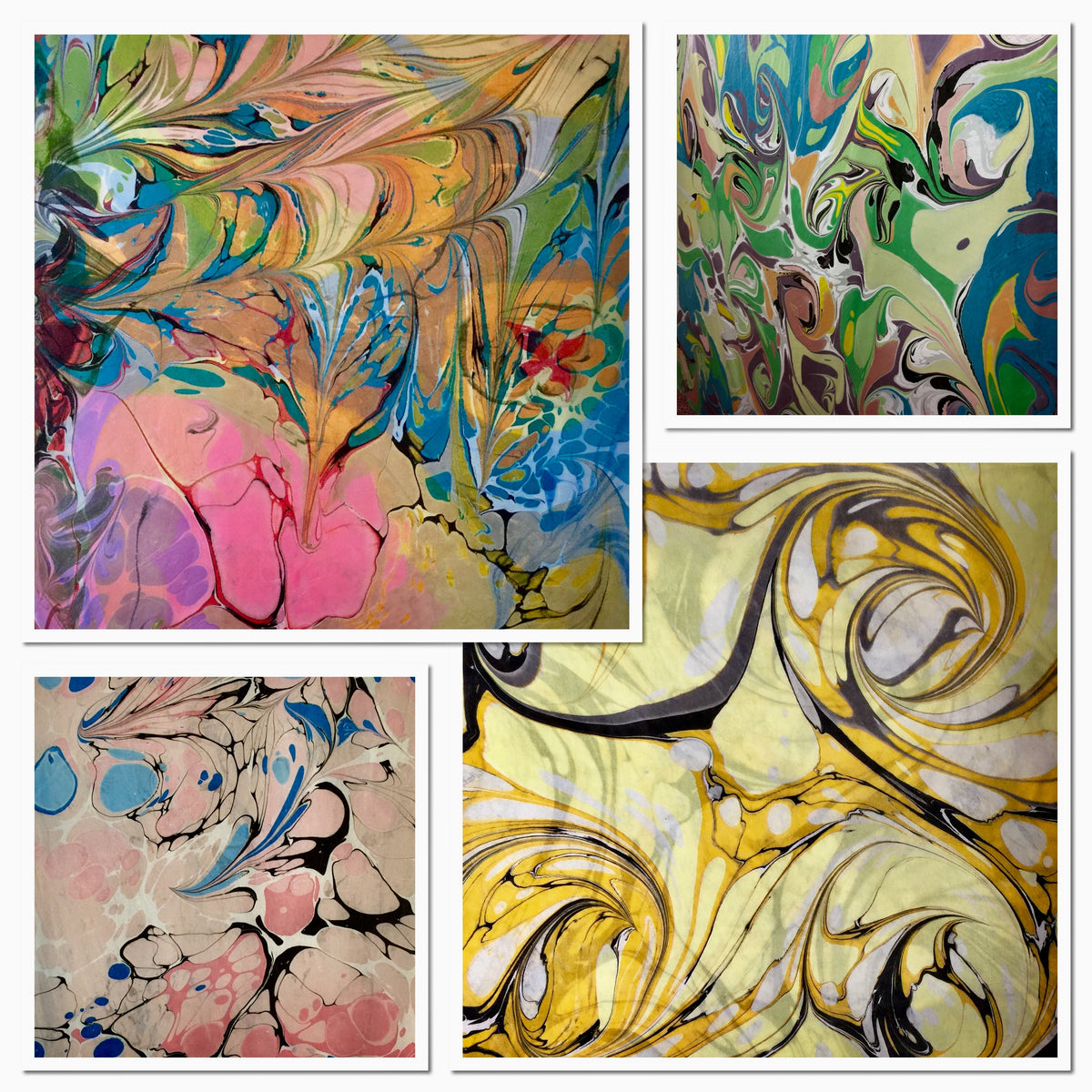 Workshop Water Marbling Process – Shibumi Silks